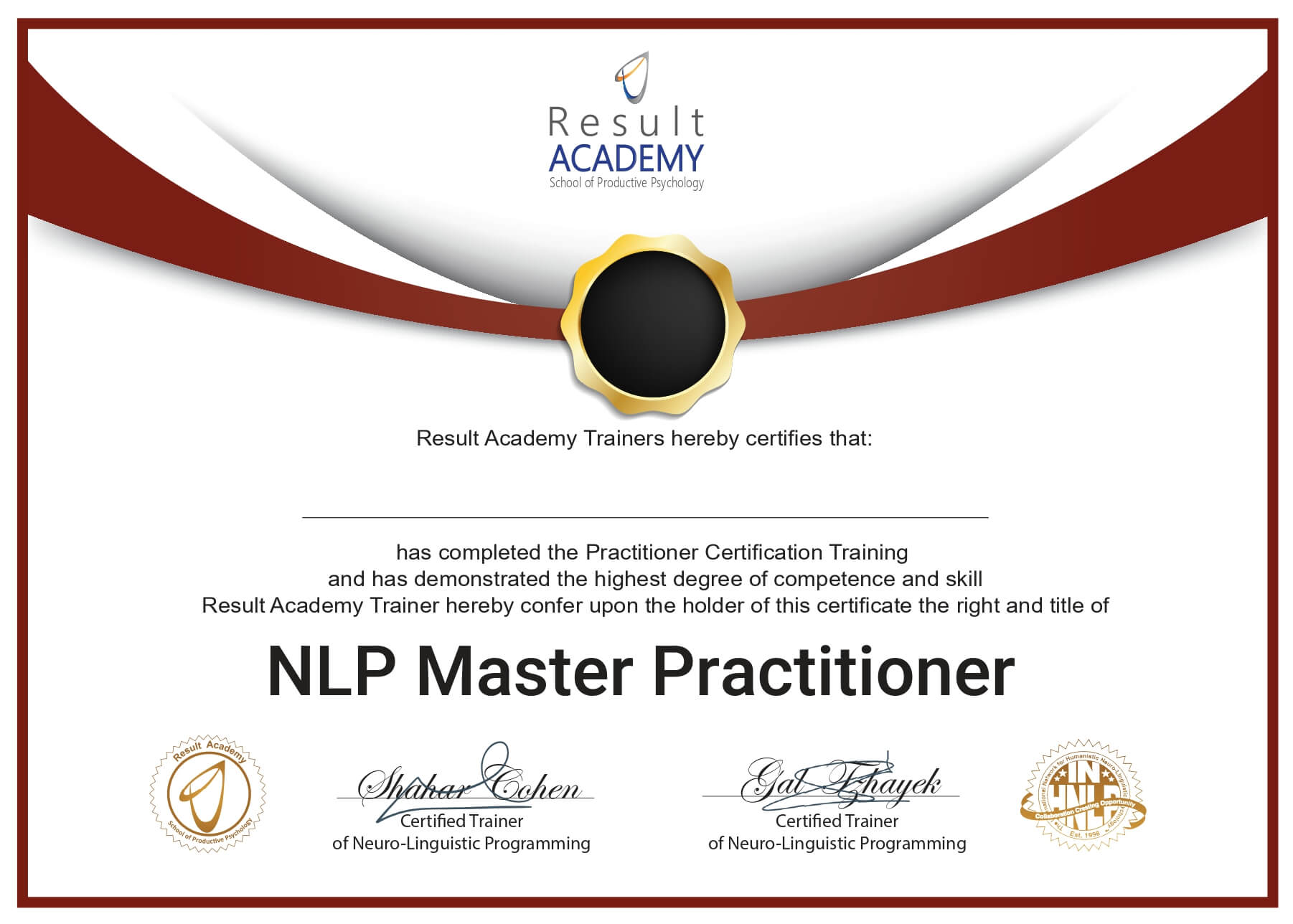 קורס NLP מומלץ - לימודי NLP Master Practicioner Trainer אונליין